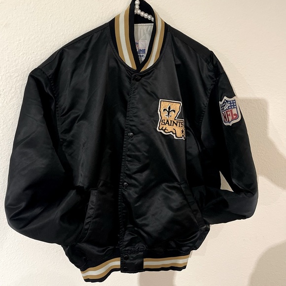 NFL | Jackets & Coats | New Orleans Saints Vintage Satin Starter Jacket ...